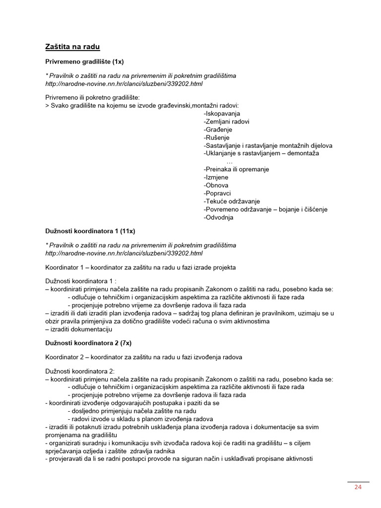 3 - Zasita Na Radu - Druga Skripta | PDF