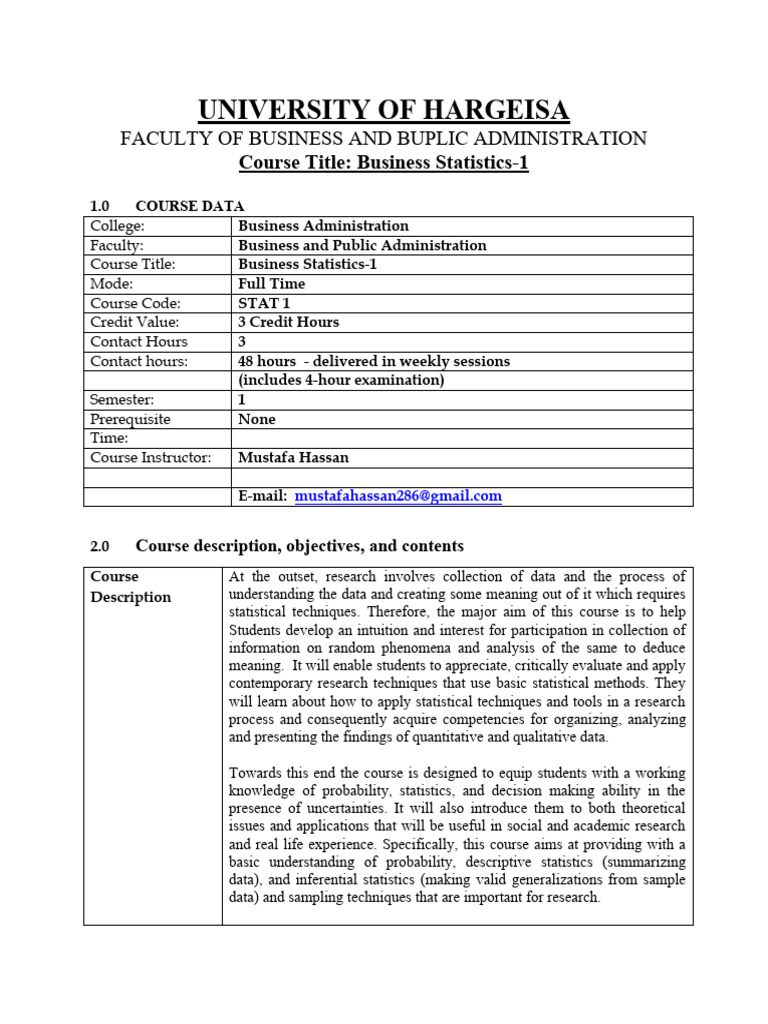 Introduction To Statistics | PDF | Statistics | Data Analysis Introduction To Statistics | PDF | Statistics | Data Analysis