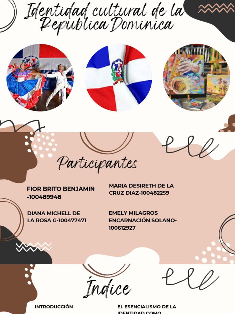Identidad Cultural de La Republica Dominica | PDF | República Dominicana