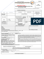 TDP Application Form | PDF