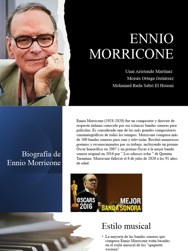 Trabajo Musica Ennio Morricone | PDF