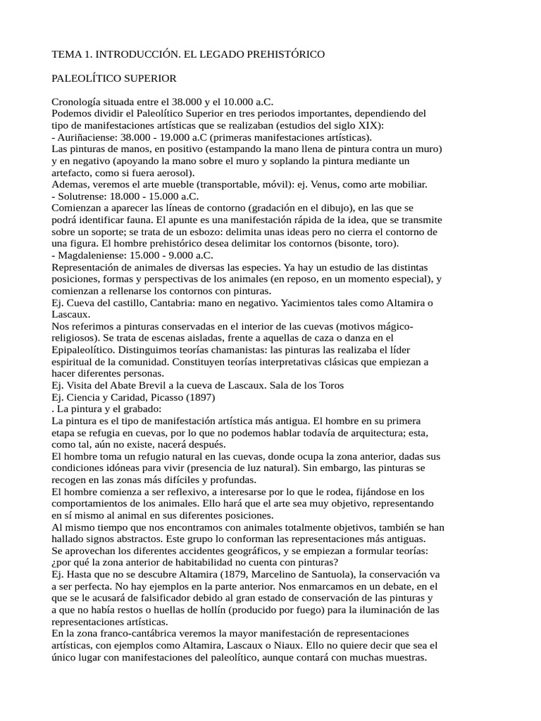 Histotia Del Arte I | PDF | Pinturas | Antiguo Egipto