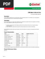 Castrol MHP 153 & 154 Product Data Sheet | PDF | Lubricant | Fuel Oil