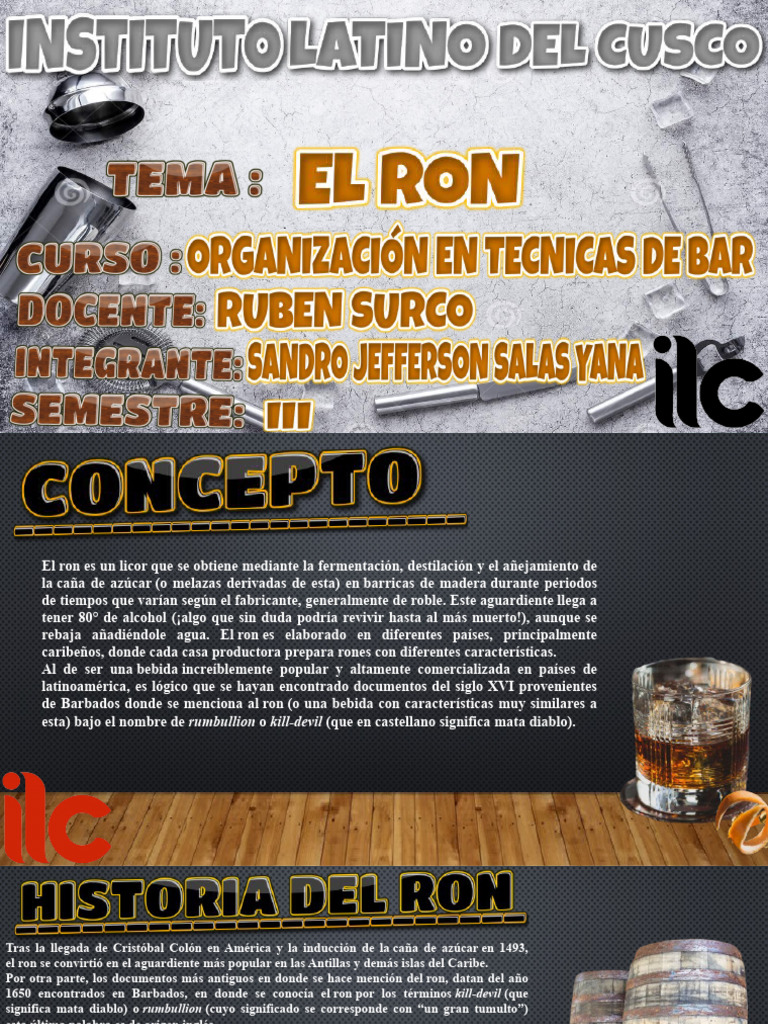 Ron | PDF | Ron | Bebida