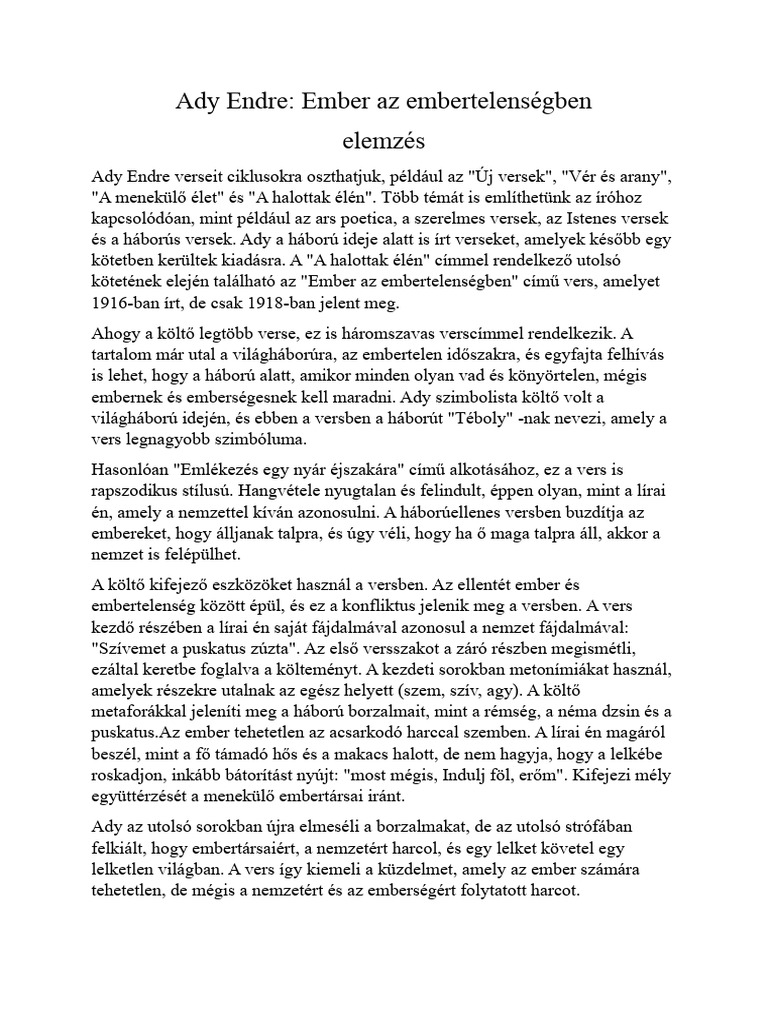 Ady Endre | PDF