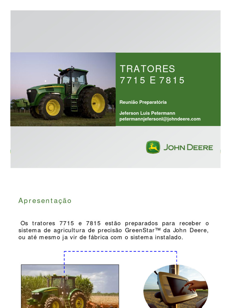 Tratores 7715 e 7815 | Download grátis PDF | Freio | Motores