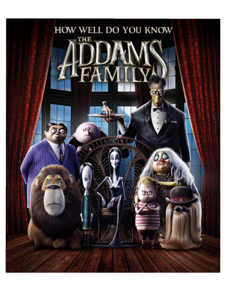 Addams Family Activity Book | PDF