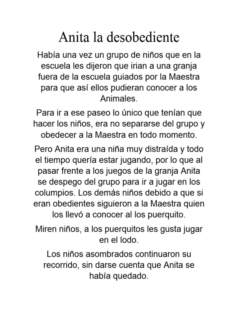 Anita La Desobediente | PDF