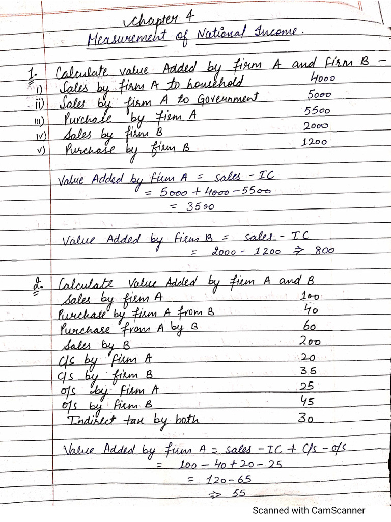 Solve Numerical From National Income(All Method) | PDF