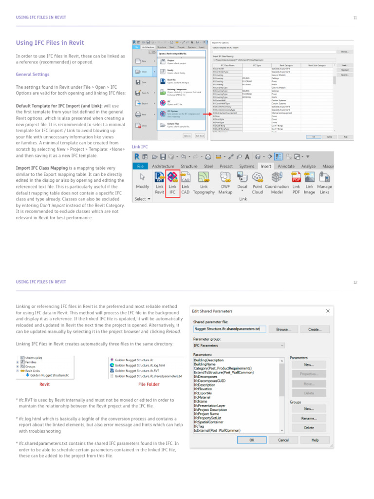 Class Handout BES500080 Revit IFC Manual v2-11-13 | PDF | Computer File | Autodesk Revit