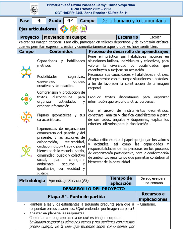 4° S5 Moviendo Mi Cuerpo (2023-2024) 3 | PDF | Evaluación | Cognición