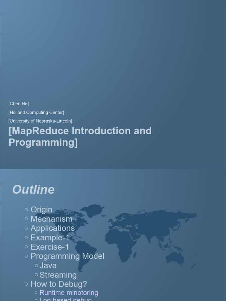 Mapreduce Its Applications For Course Pdf Scheduling Computing Map Reduce