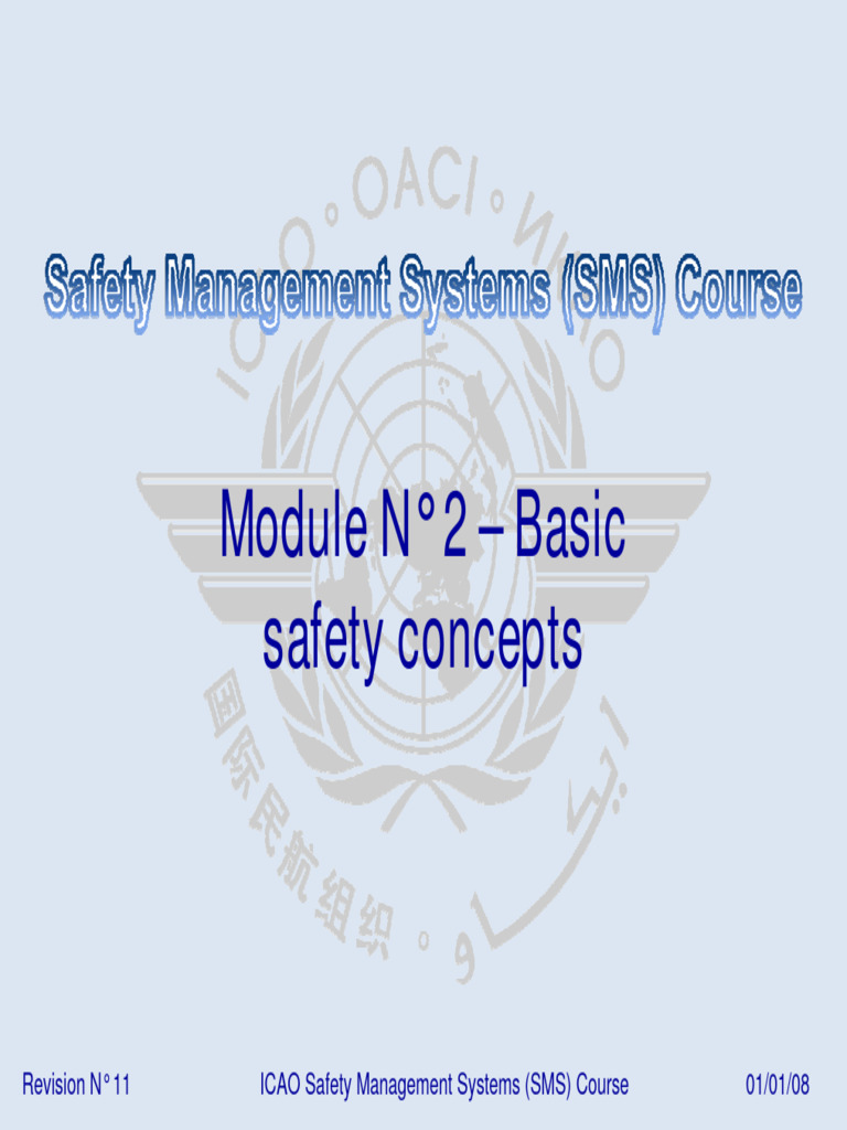 ICAO SMS Module No 2 Basic Safety Concepts 2008-11 | PDF ...