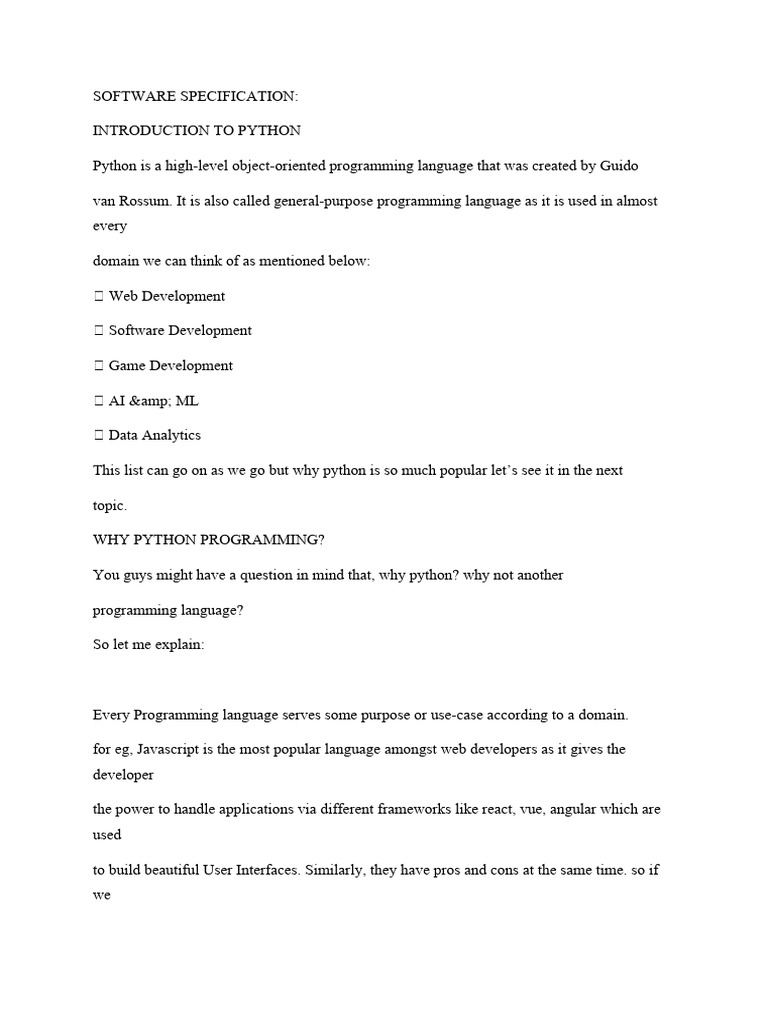 Python Pdf Python Programming Language Library Computing