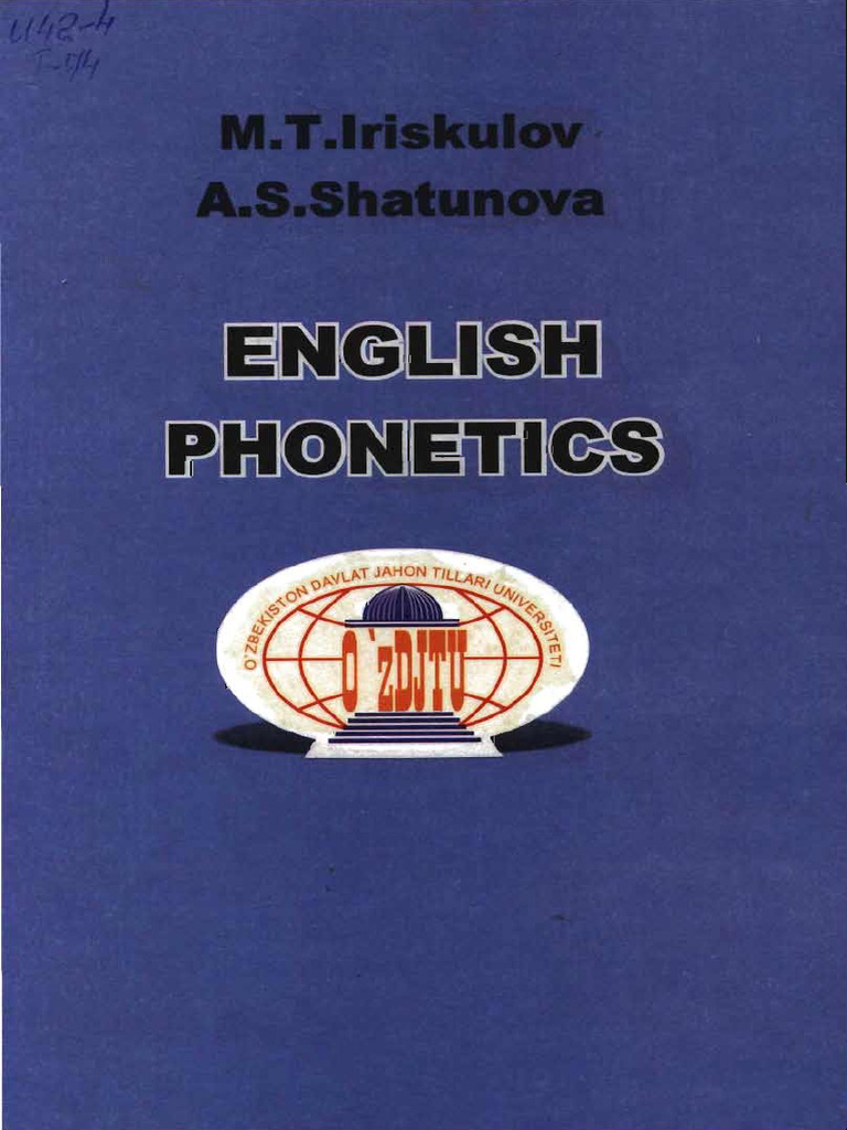 English Phonetics-2011 Iriskulov | PDF | Phonetics | Linguistics