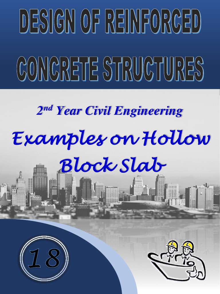 Year Civil Engineering 2: Examples On Hollow Block Slab | PDF ...