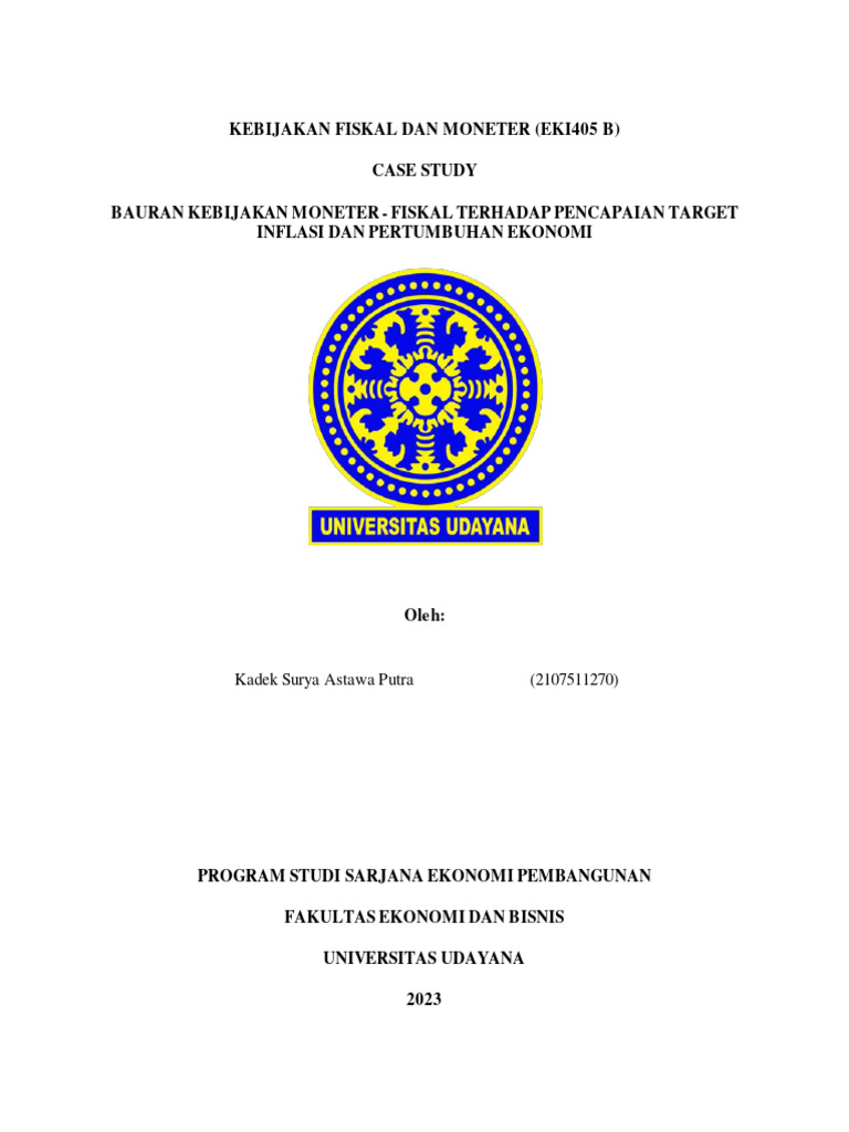 Kadek Surya Astawa Putra - Case Study | PDF