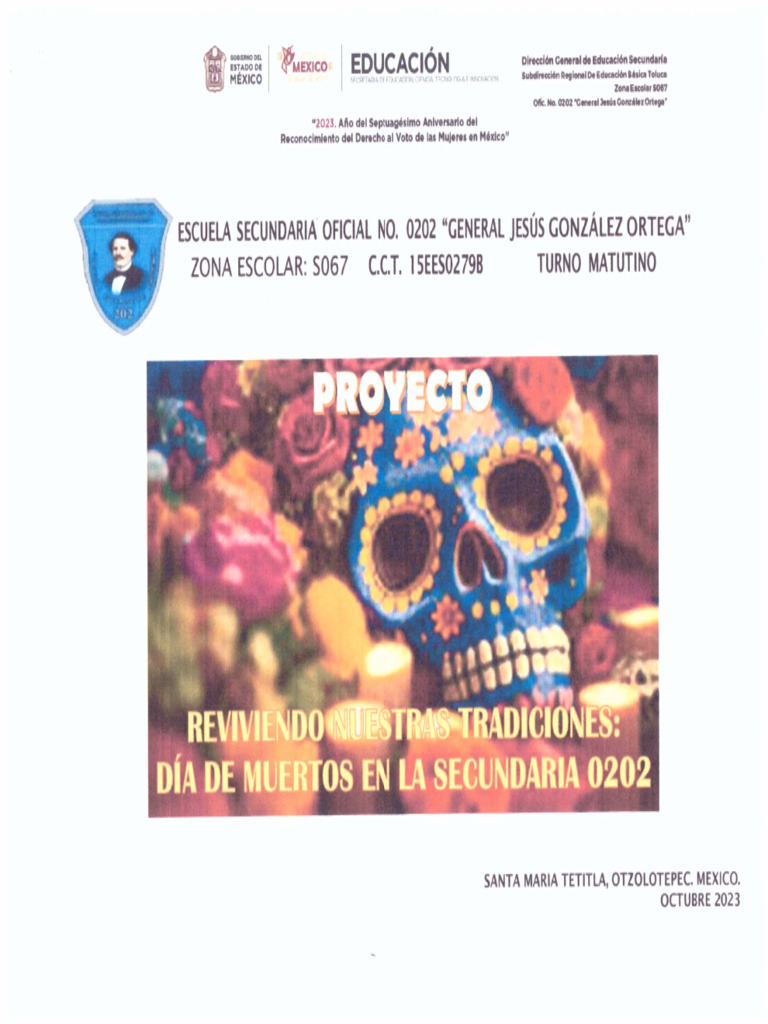 Proyecto Dia de Muertos | PDF
