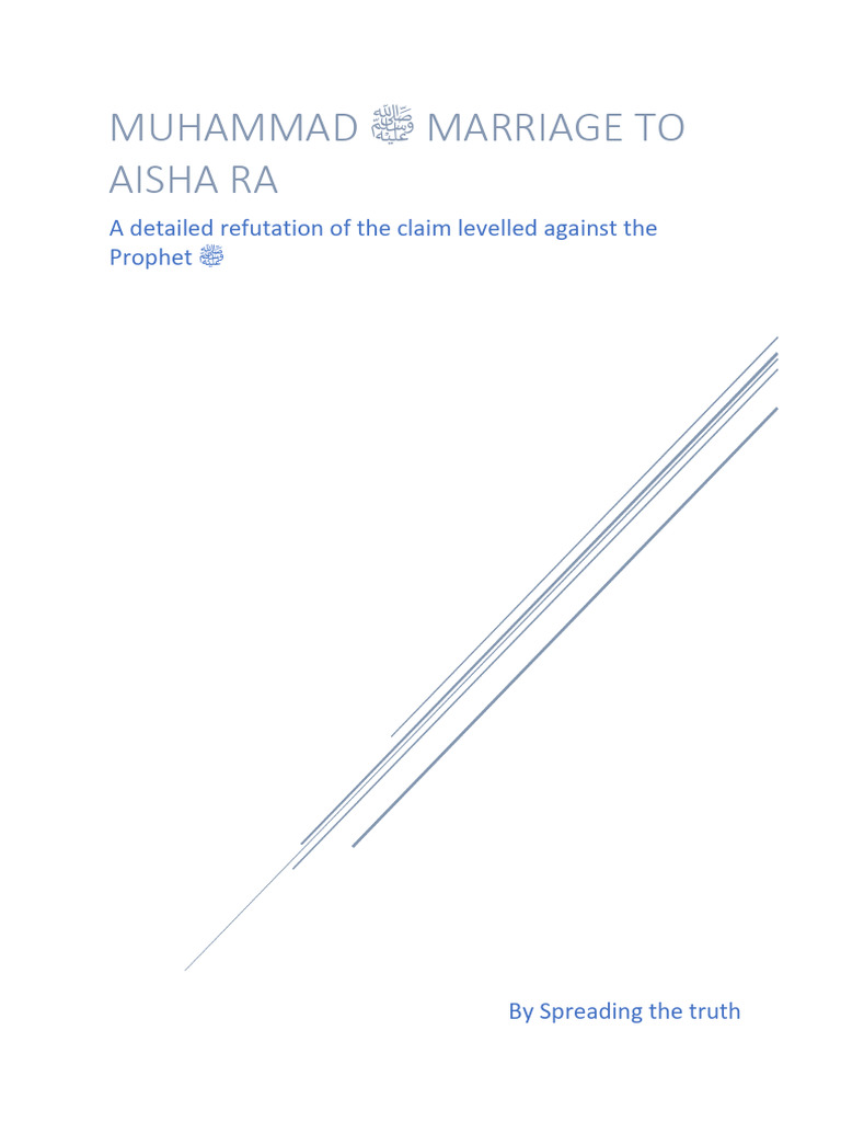 Muhammad صلى الله عليه وسلم Marriage to Aisha | PDF | Surah | Muhammad