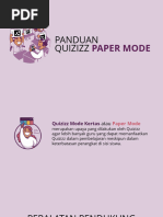 Panduan Paper Mode Quizizz | PDF