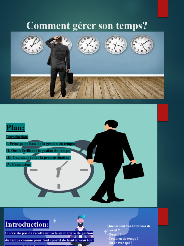 Comment Gérer Son Temps | PDF | Planification | Gestion du temps