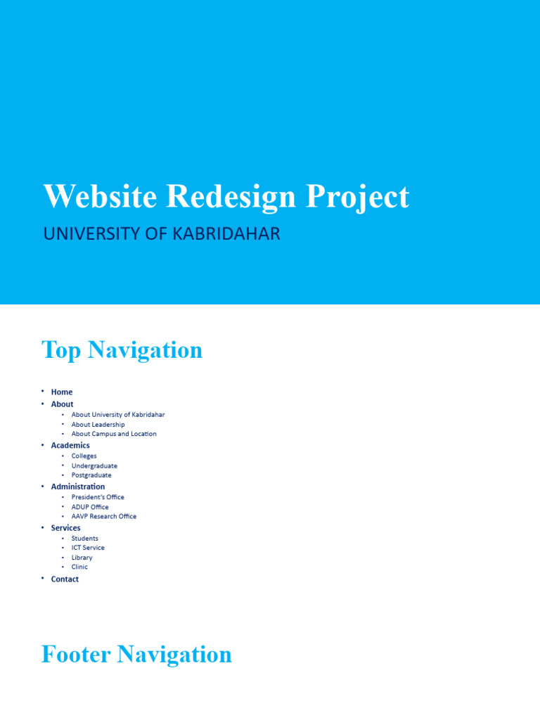 SP UOK Website Redesign Project Direction Unravel | PDF | Computing