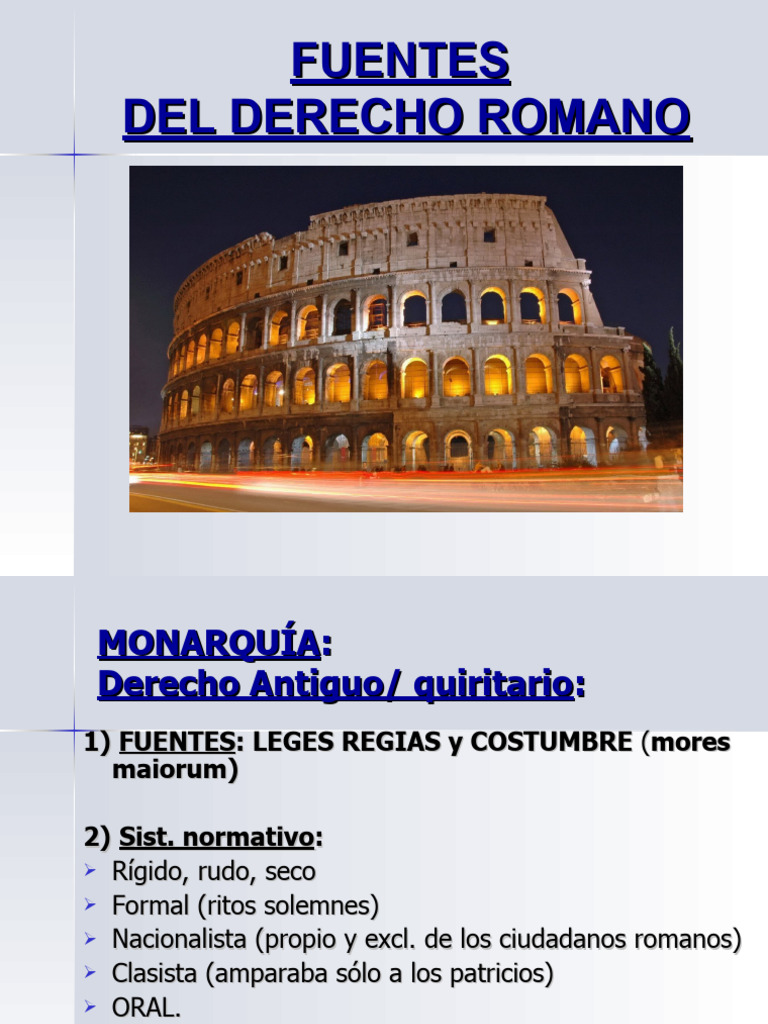 U3 Fuentes Del Derecho Romano | PDF | Codificación (ley) | Justicia