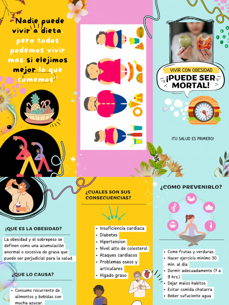 Triptico Obesidad | PDF