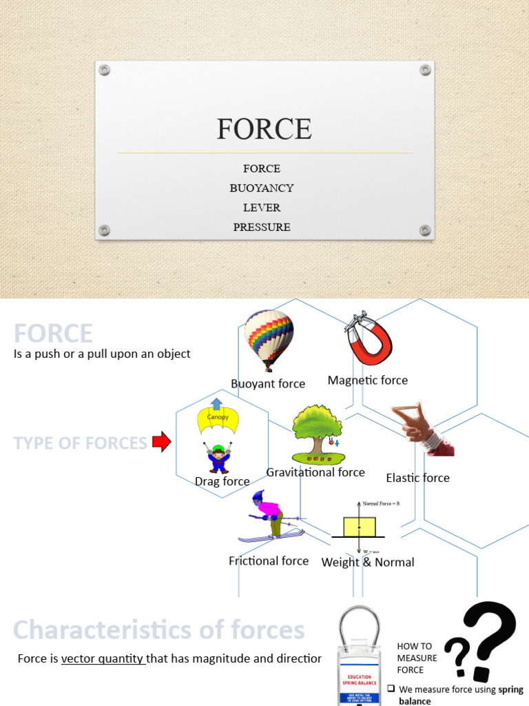 Chapter 8 Force | PDF | Force | Buoyancy
