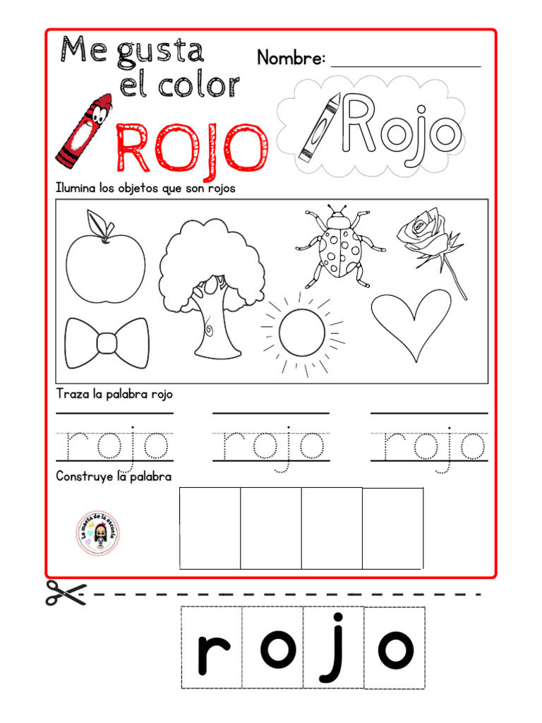 Cuadernillo-los-colores | PDF | Color | Rojo