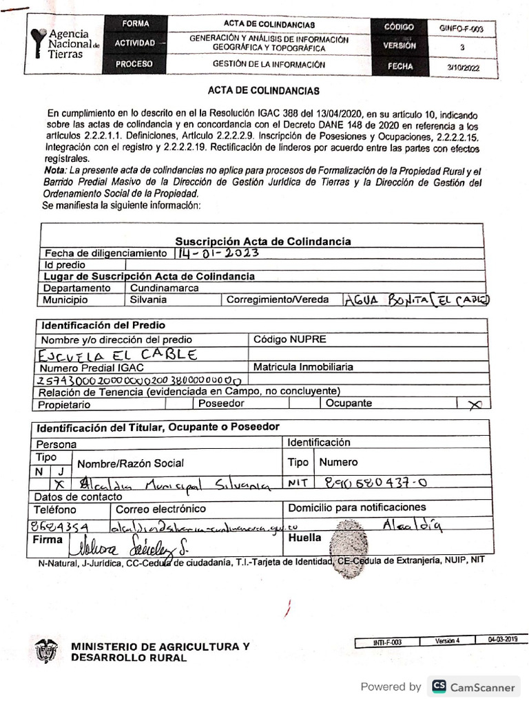 Ginfo F 003-Escuela El Cable | PDF