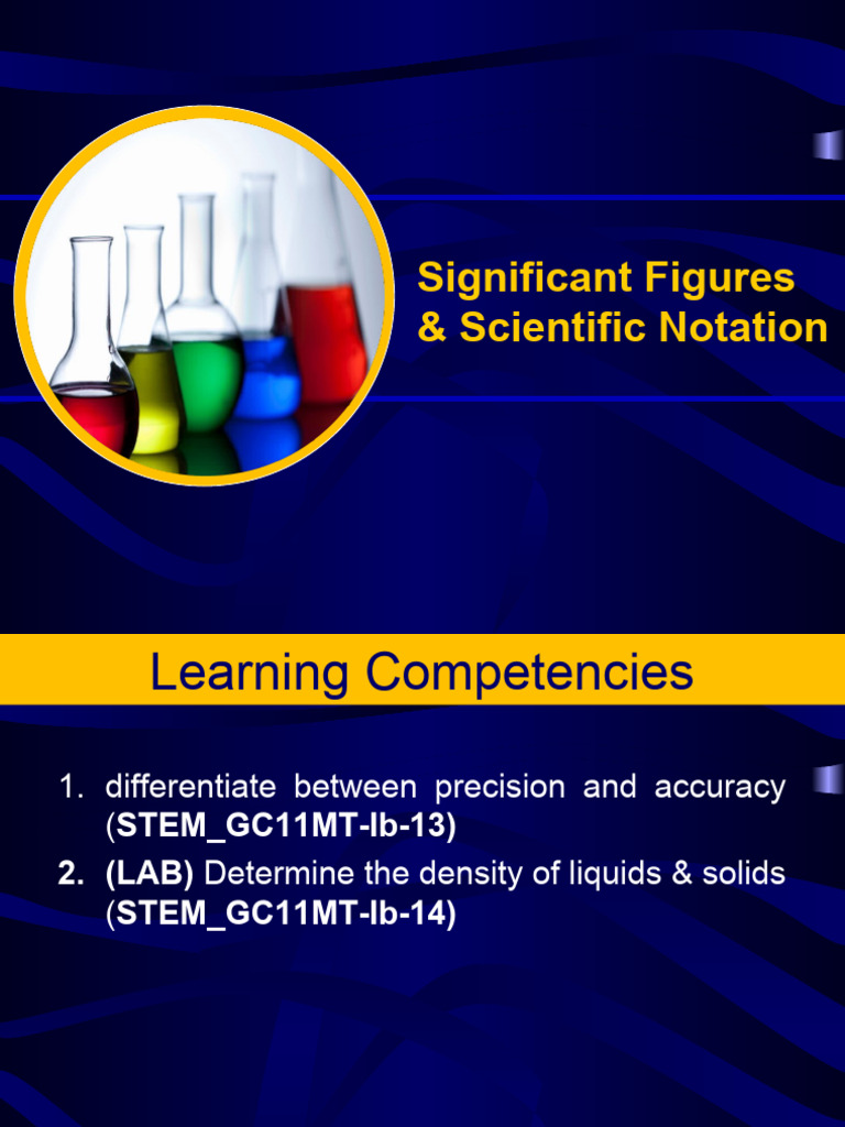 1stQ.2.2 Significant Figures and Scientific Notation | PDF ...