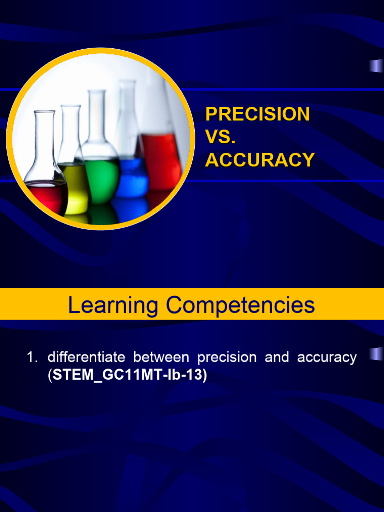1stQ.2.1 Accuracy vs. Precision | PDF