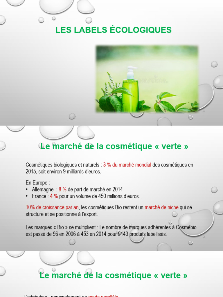 Labels Écolo | PDF | Cosmétique | Agriculture biologique