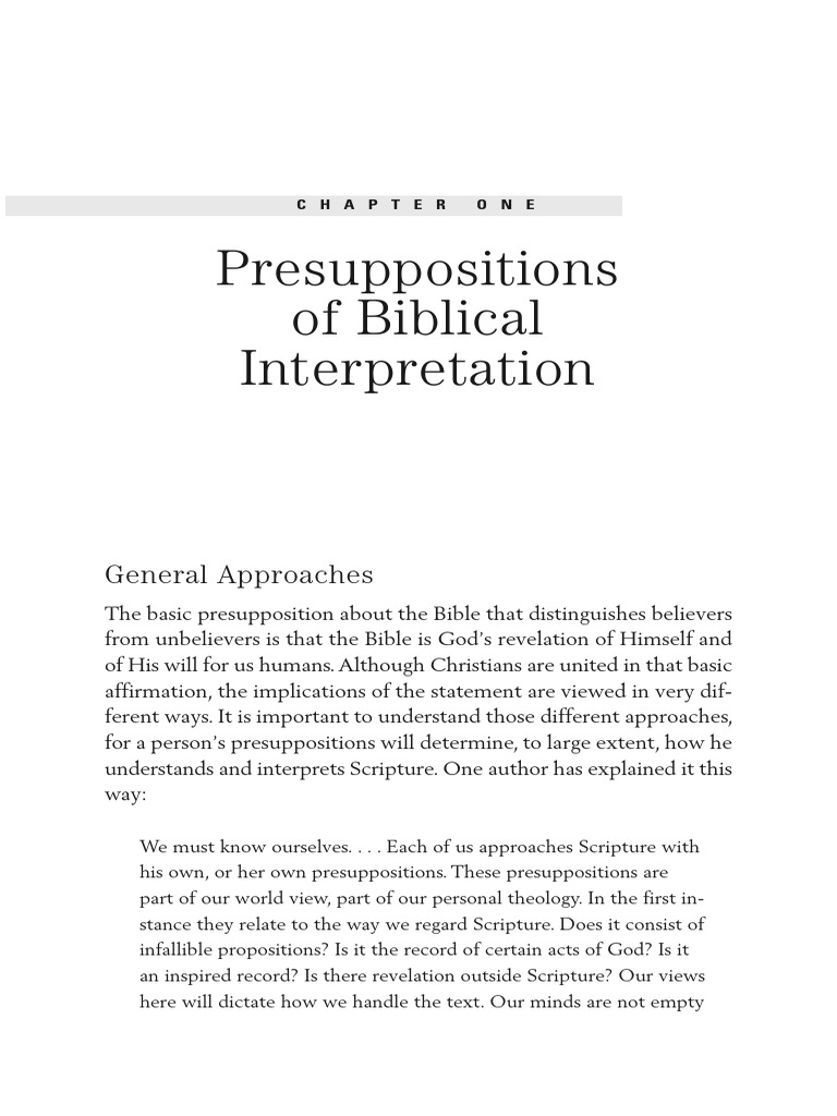 Understanding Applying Bible CH 1 | PDF | Bible | New Testament Understanding Applying Bible CH 1 | PDF | Bible | New Testament