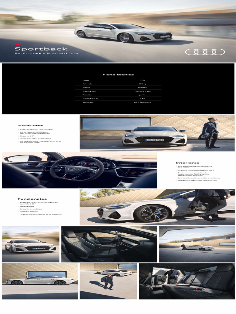 Audi Folleto RS7 | PDF