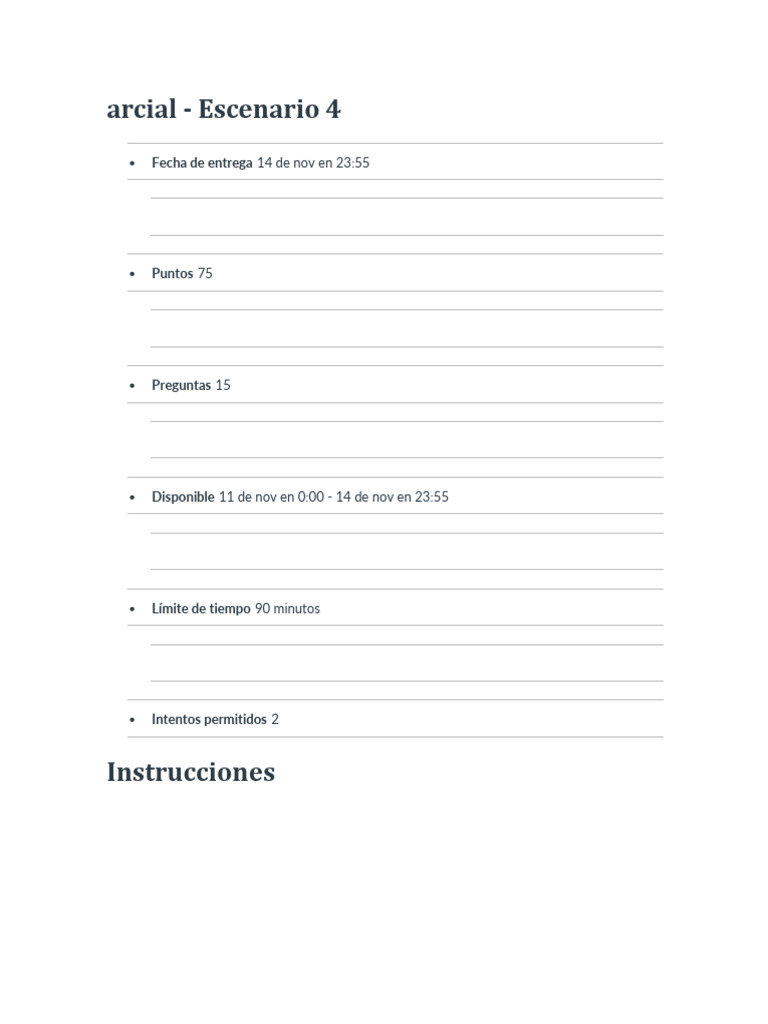 parcial escenario 4 calidad sst | PDF | Calidad (comercial) | Iso 9000