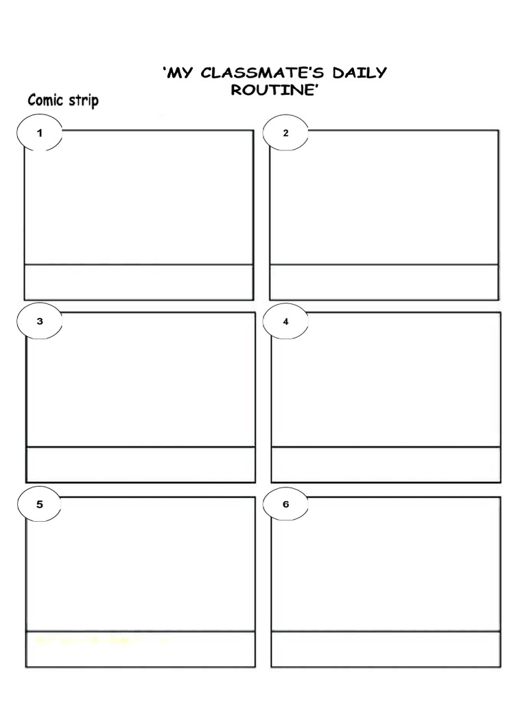 Comic Strip Present Simple-5to | PDF