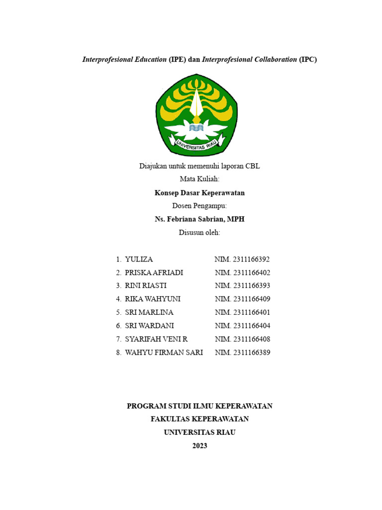 Makalah Ipe Dan Ipc. | PDF | Karier & Perkembangan