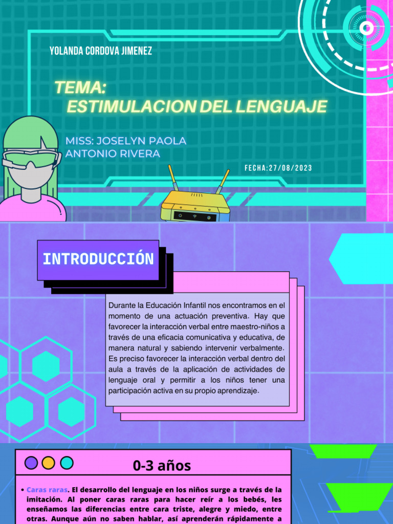 Estimulacion Del Lenguaje | PDF