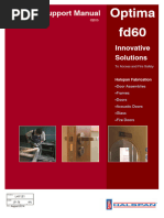 Halspan FD60 Fire Door Technical Manual | PDF | Door | Plywood