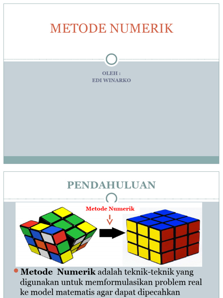 Metode Numerik | PDF