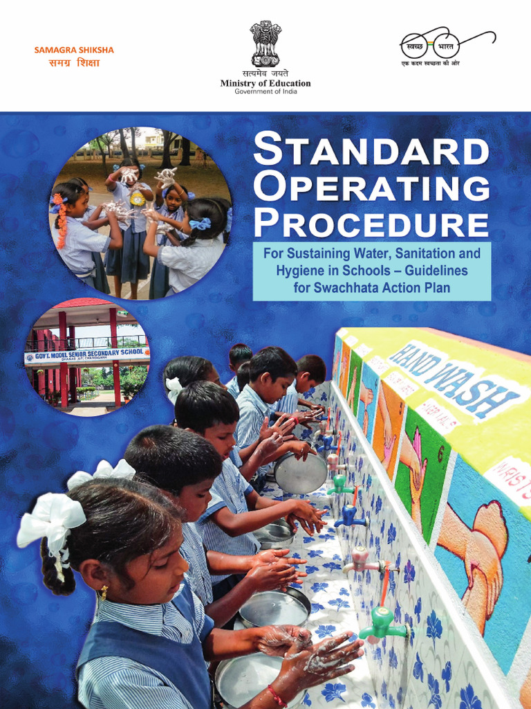 SOP For WASH - 14-10-2021 | PDF | Wash | Sanitation