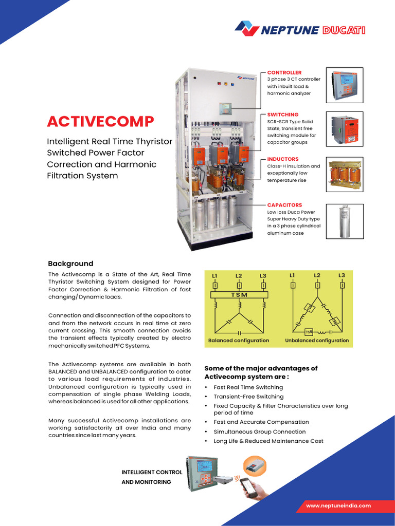 Activecomp System Catalogue Neptune Ducati | PDF | Power (Physics) | Electric Power