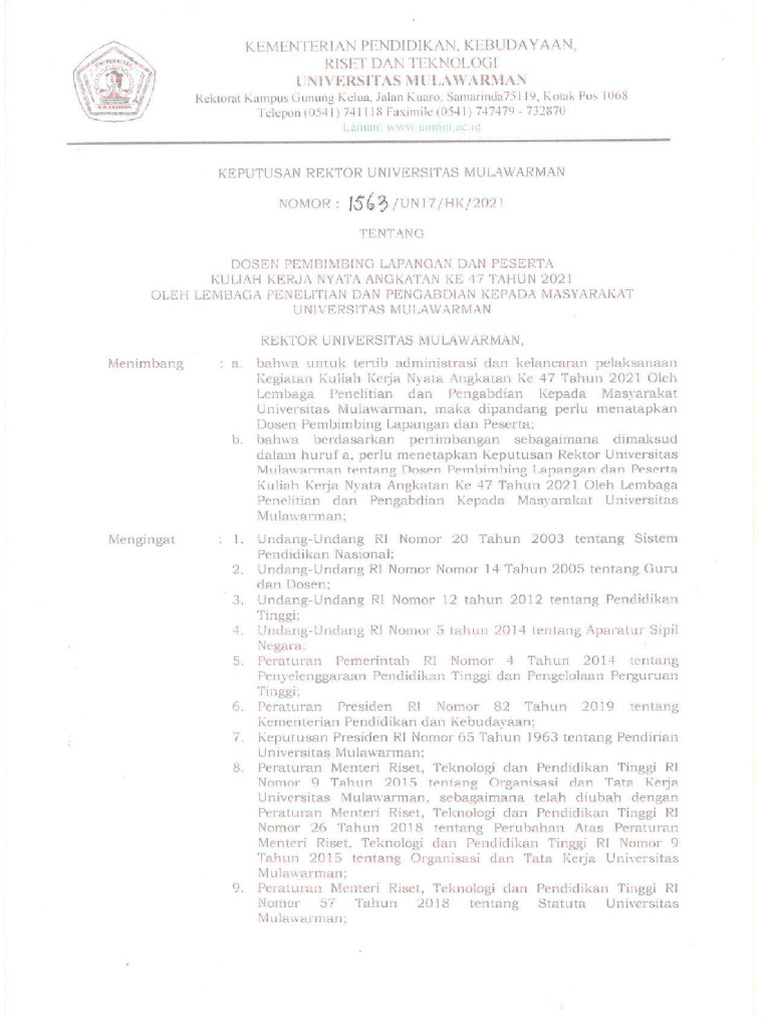 SK DPL & Mhs KKN 2021-Compressed | PDF