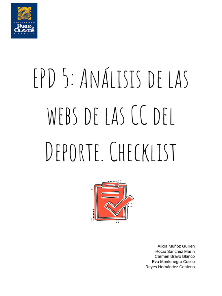 EPD Checklist | PDF