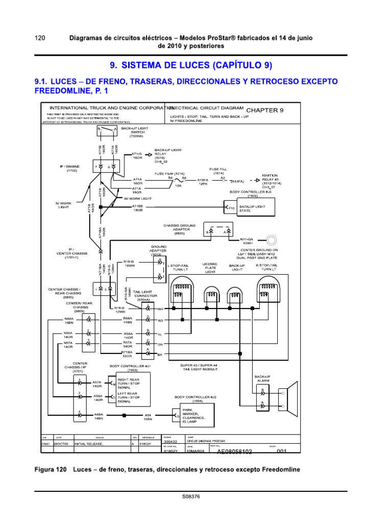 Diagrama Electrico Luces | PDF