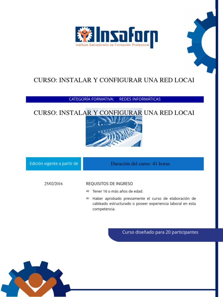 Instal y Config Red LAN Con Internet 41h | Descargar gratis PDF | Red ... Instal y Config Red LAN Con Internet 41h | Descargar gratis PDF | Red ...