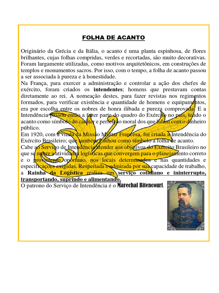 Folha de Acanto | PDF