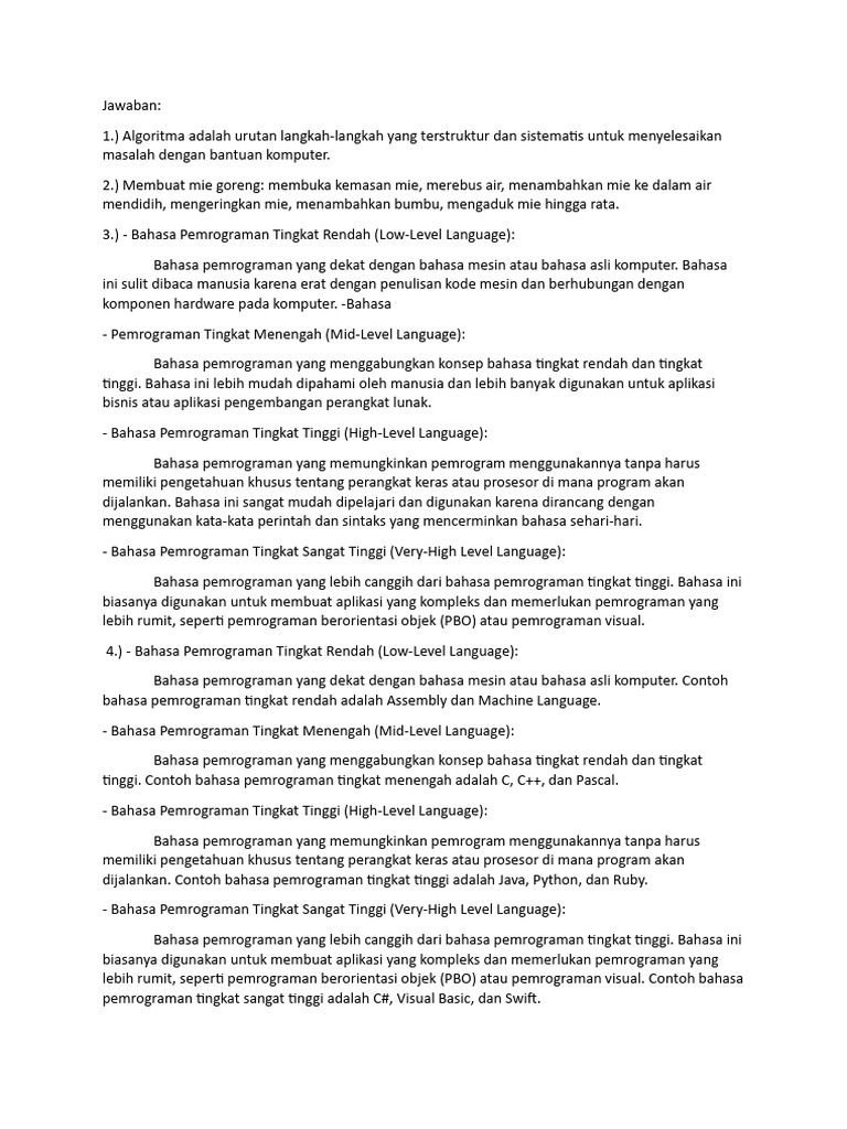 Dasar Dasar Pemrograman Agil New | PDF